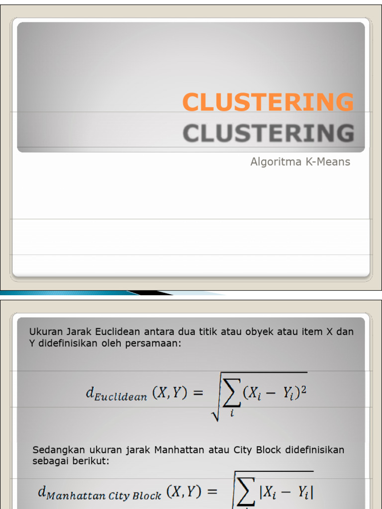 4-Clustering - Algoritma K-Means | PDF