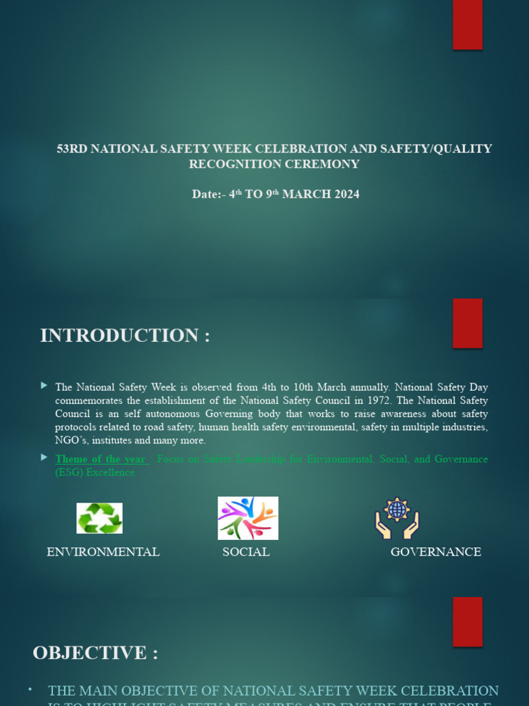 NSD Presentation | Download Free PDF | Occupational Safety And Health ...