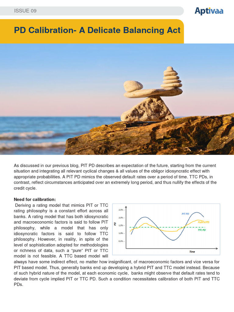 2.3 PD Calibration | PDF | Macroeconomics | Mathematical Optimization
