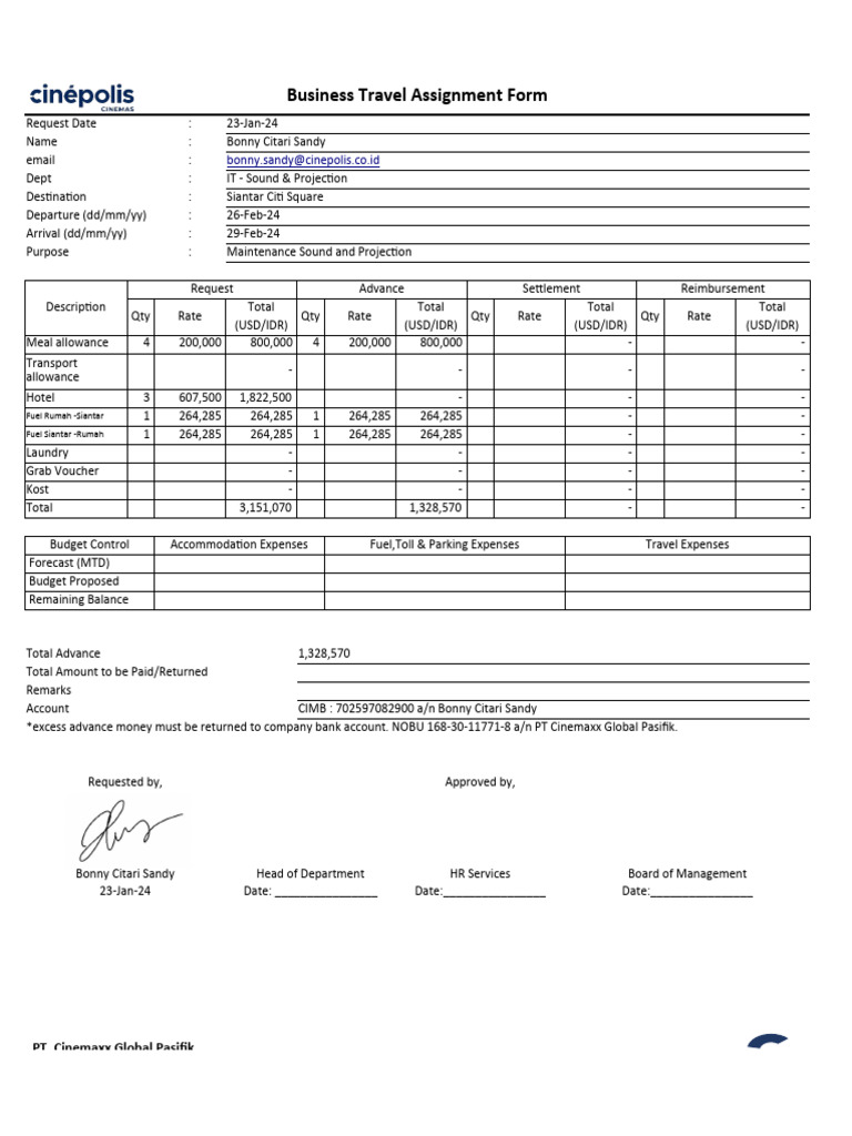 BTA Bonny Citari Sandy | PDF | Banking