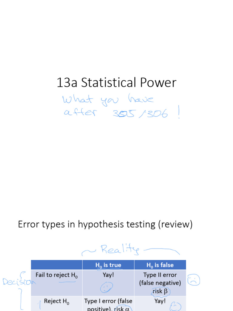Lecture 13 Statistical Power and Binomial Distribution-1 | PDF ... Lecture 13 Statistical Power and Binomial Distribution-1 | PDF ...