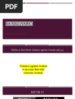 PCW Brochure R.A-9262 Anti-VAWC Act English 2024 MSWDO Dipaculao | PDF