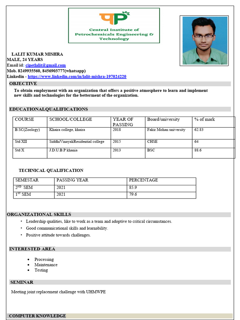 Lalit Resume | PDF