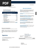 Spectrum Bill | PDF | Payments | Service Industries
