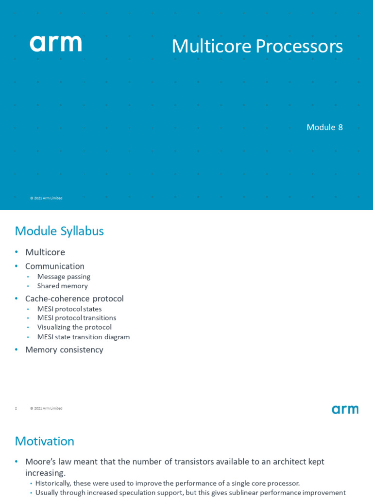 ARM Multi Core Processing | PDF | Cpu Cache | Multi Core Processor