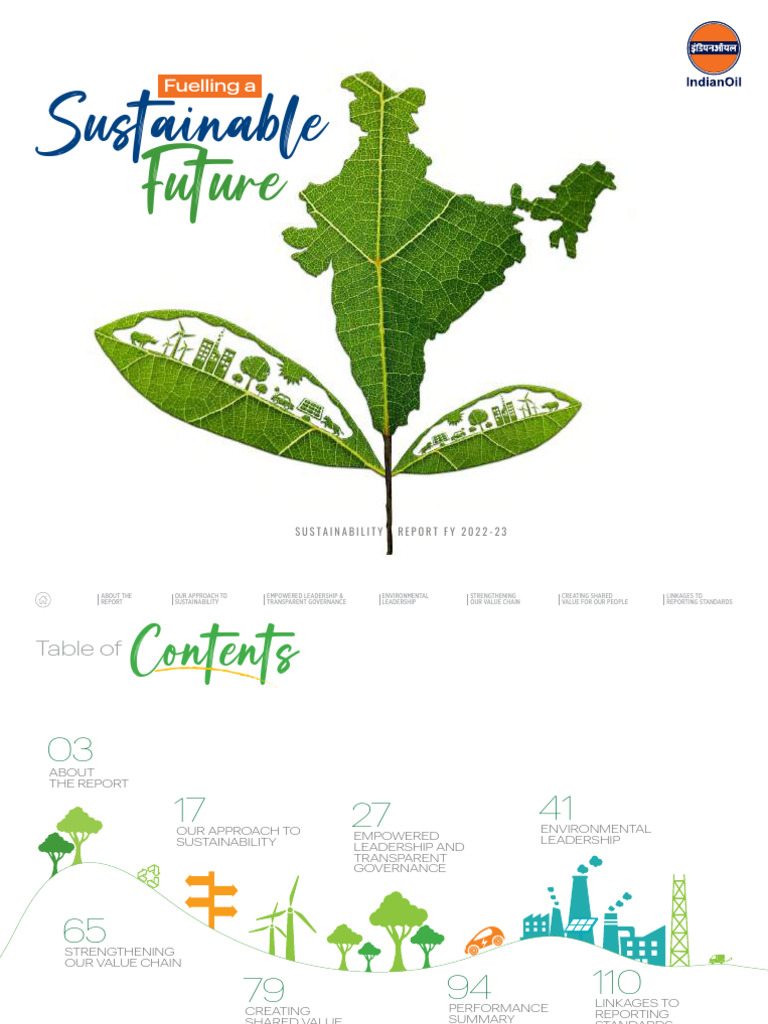 IndianOil Sustainability Report 2022-23 | PDF