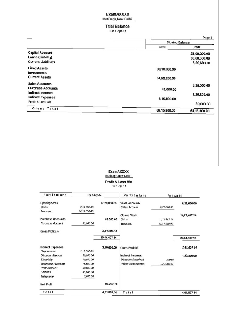 Tally Assignment | PDF