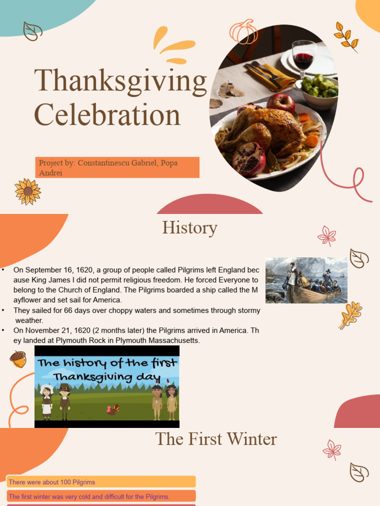 Thanksgiving: History and Traditions | PDF | Thanksgiving | Plymouth Colony