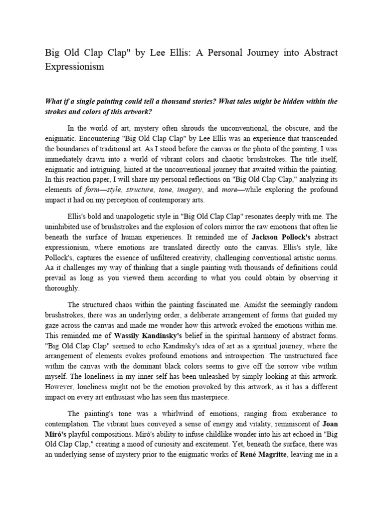 Eapp 1 | PDF | Paintings | Abstract Art