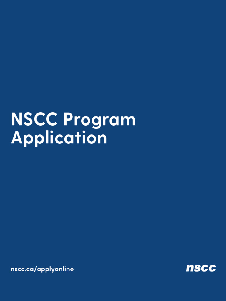 nscc_application | PDF