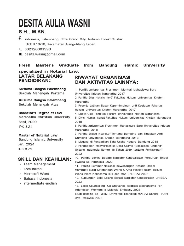 CV Sita | PDF | Komputer