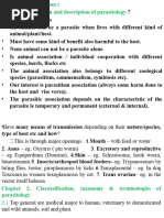 Clinical Parasitology I - Lecture Notes 2 - Classification of Parasites ...