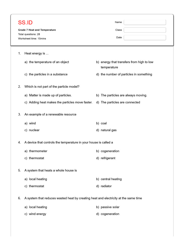 Grade 7 Heat and Temperature | PDF | Heat | Building Insulation