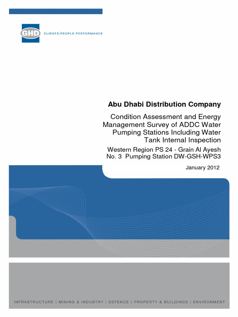 ADDC Pumping Station Energy Assessment | PDF | Pump | Transformer