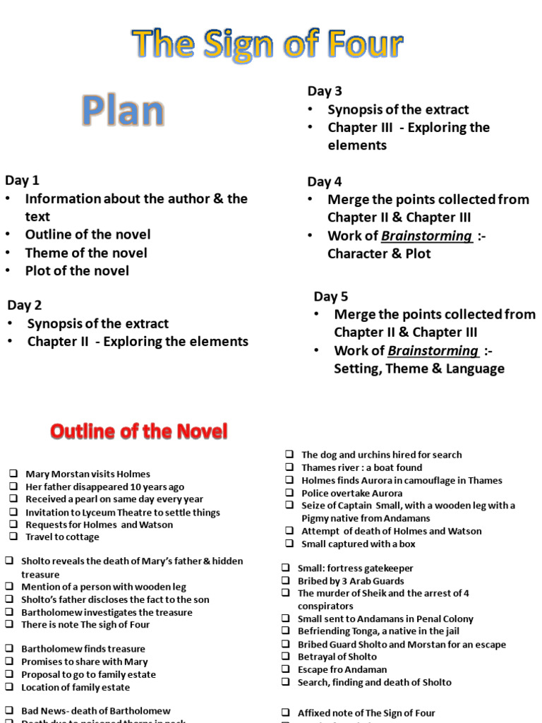 The Sign of Four | PDF | The Sign Of The Four | Sherlock Holmes