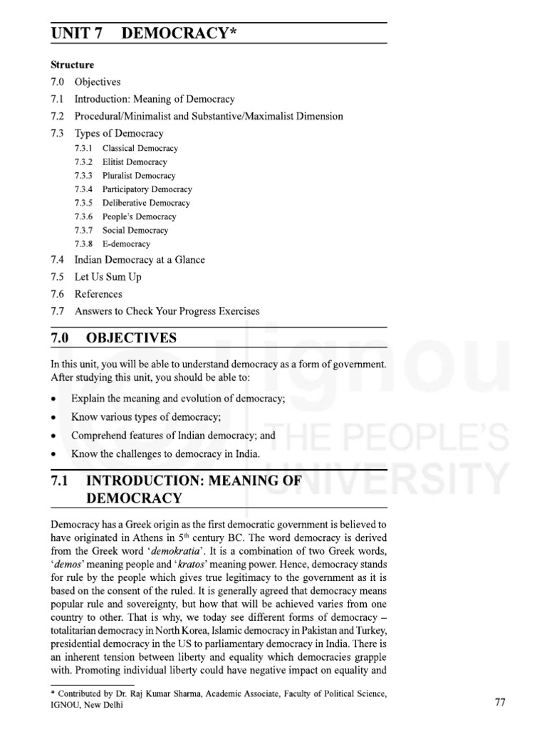 Democracy Pdf