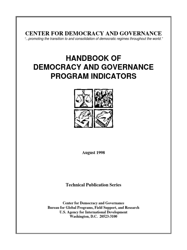 HANDBOOK of Democracy and Governance Program Indicator | PDF | United ...