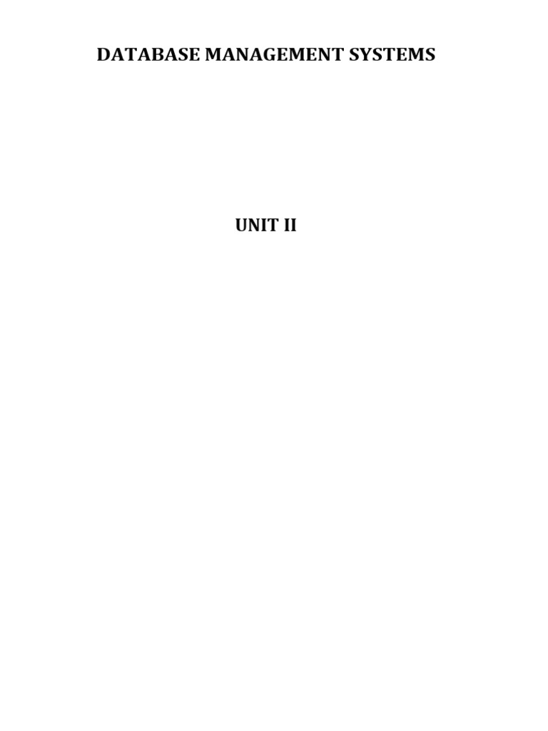 Database Management Systems | PDF | Relational Database | Relational Model