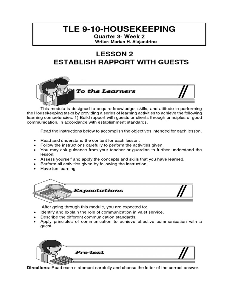 Establish Rapport | Download Free PDF | Communication | Conversation