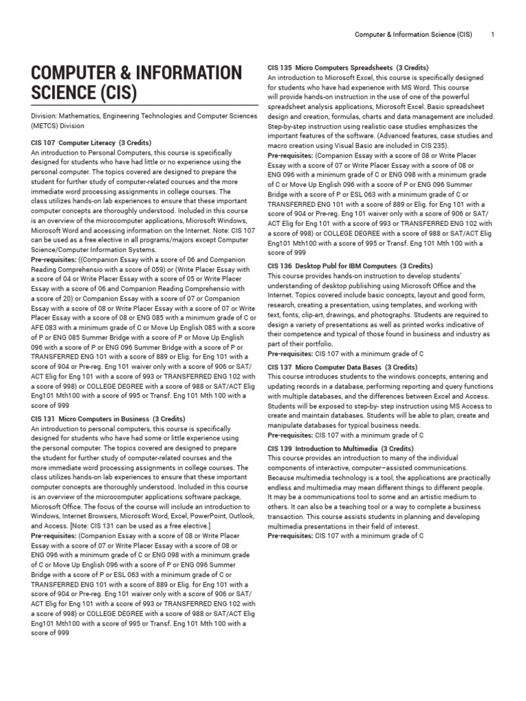 cis | PDF | World Wide Web | Internet & Web