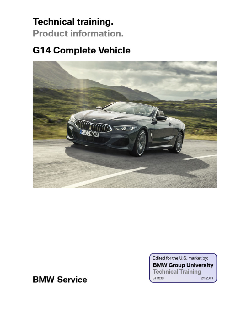 ST1839 G14 Complete Vehicle | PDF | Trunk (Car) | Automotive Technologies