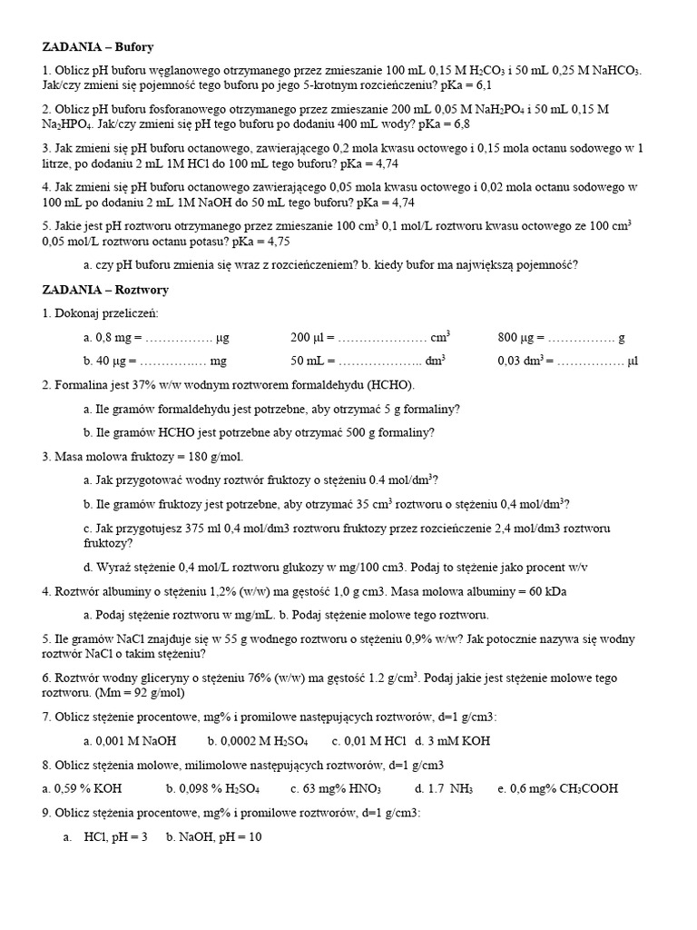 Bufory Zadania | PDF