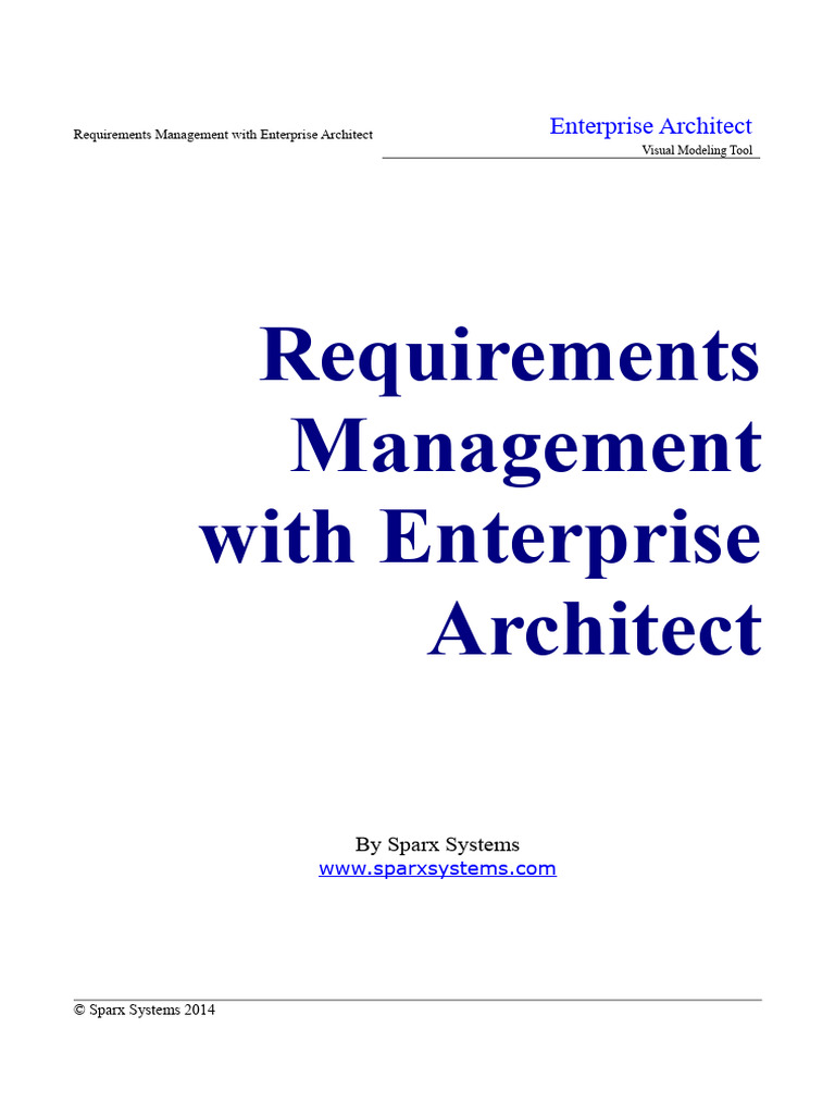 Requirements Management in Enterprise Architect | PDF | Unified Modeling Language | Use Case