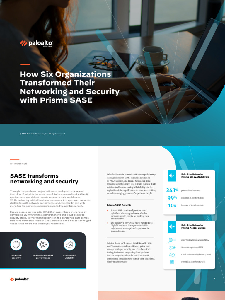How Six Organizations Transformed Their Networking and Security With SASE | PDF | Computer ...