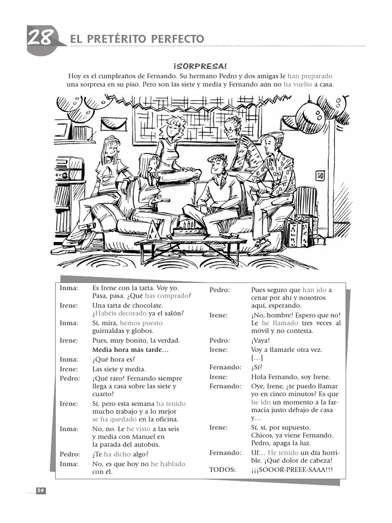 El Pretérito Perfecto | PDF