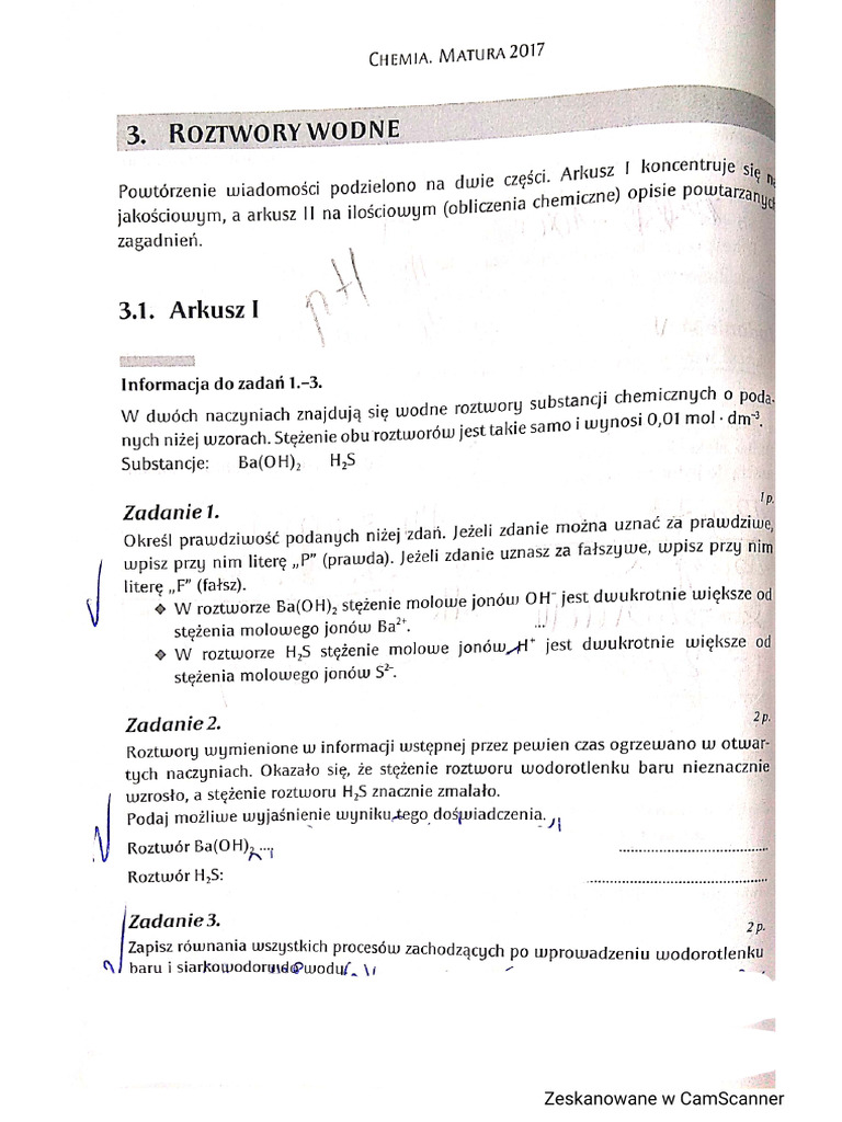 Roztwory Obliczenia | PDF