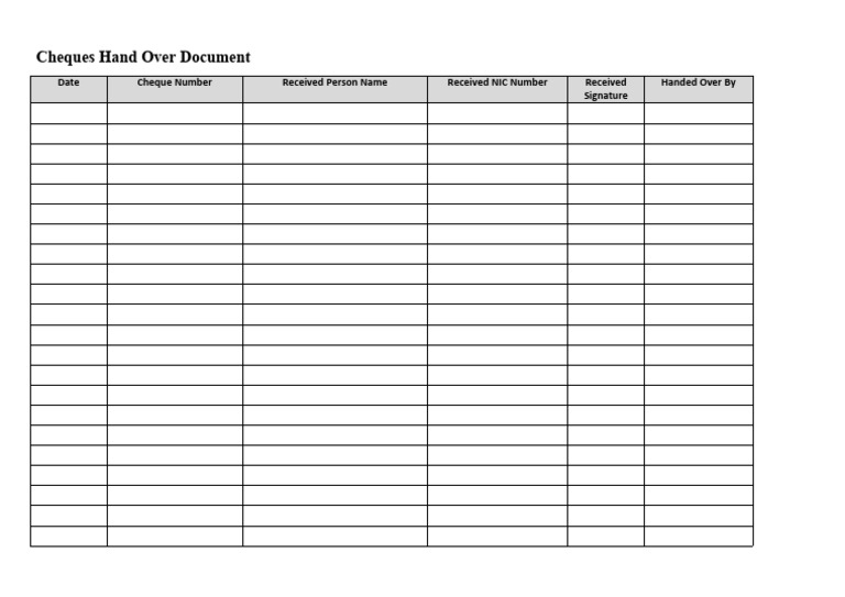 Cheque Handover | PDF