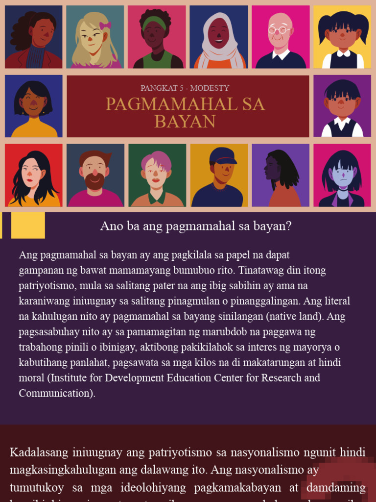 Pagmamahal Sa Bayan KJJ | PDF