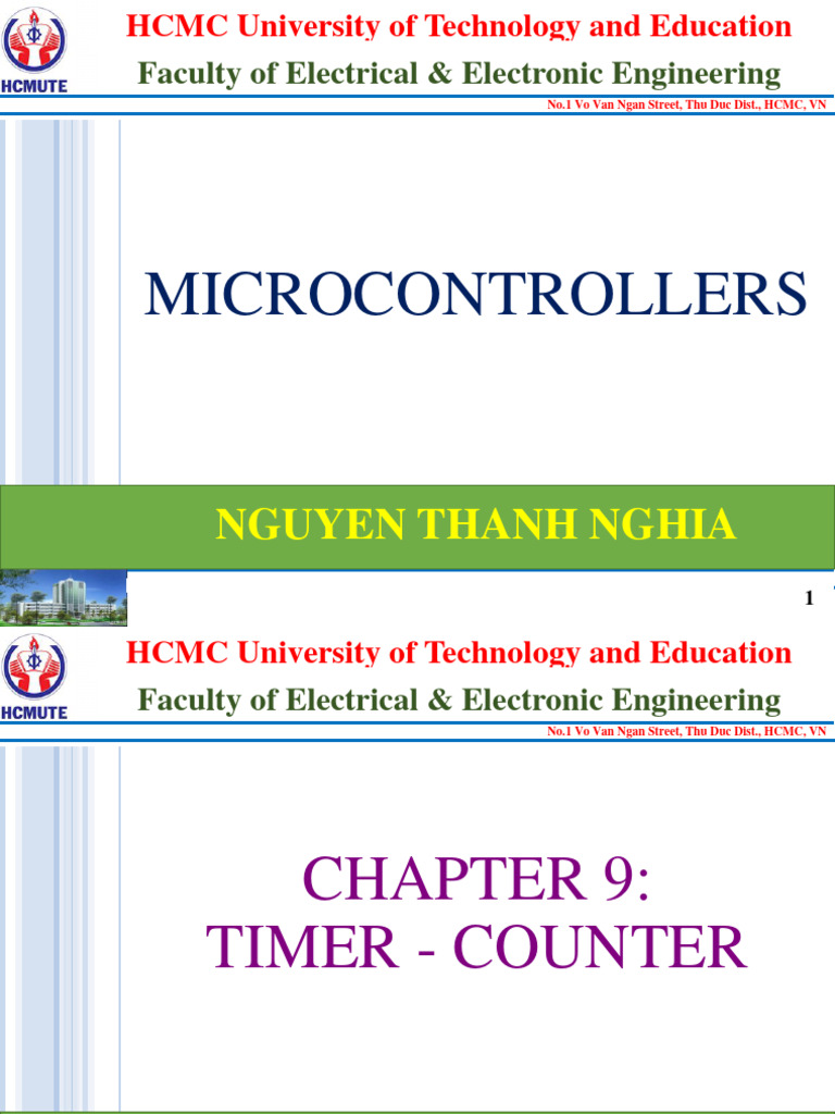 Chapter 9 Timer Counter Pdf Timer Computer Architecture