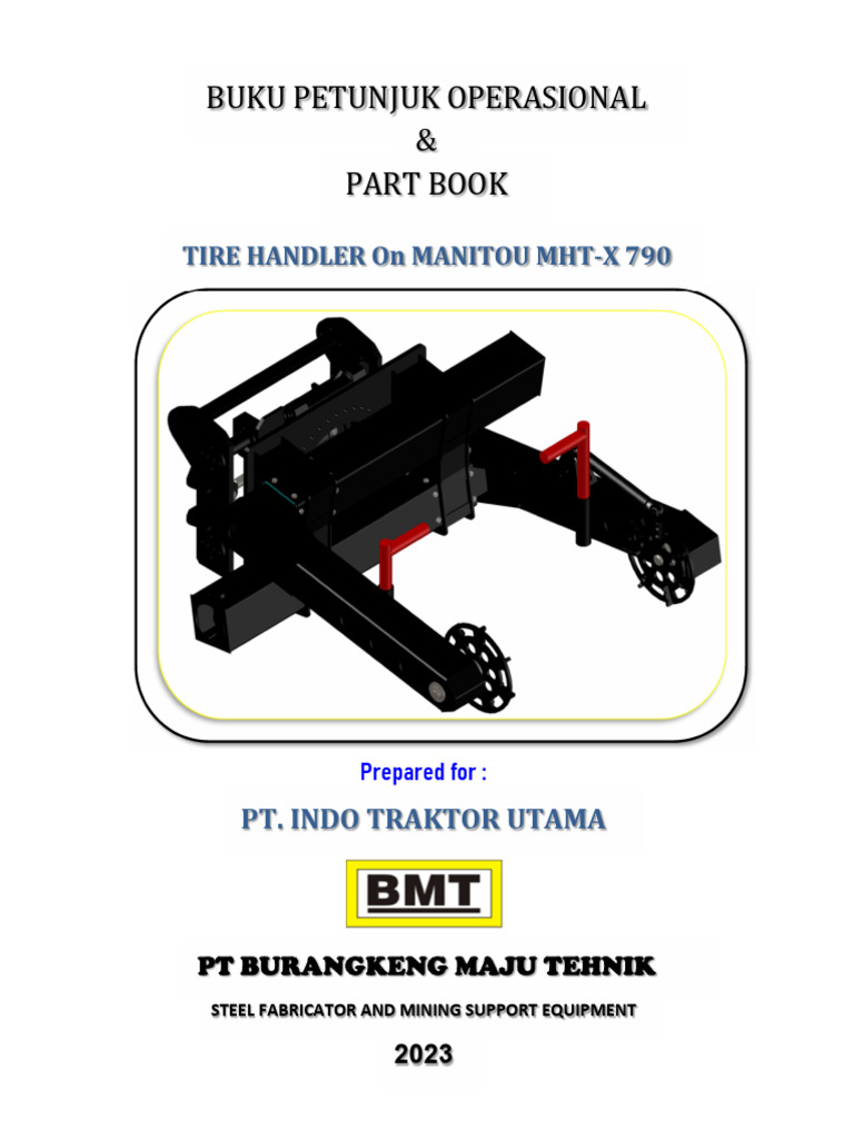 Panduan Operasional Tire Handler MHT-X 790 | PDF