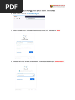 Petunjuk Pendaftaran Email Mahkamah Agung | PDF | Bisnis
