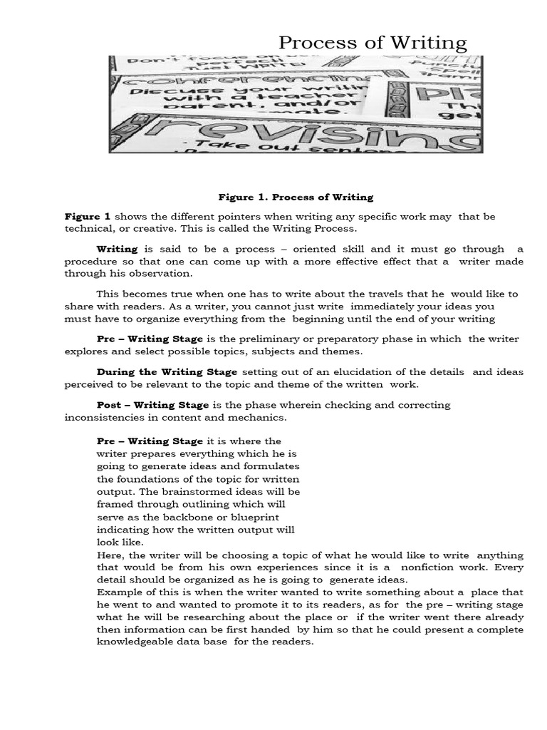 4process of Writing | PDF | Narrative | Proofreading