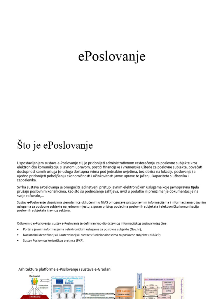 E Poslovanje | PDF