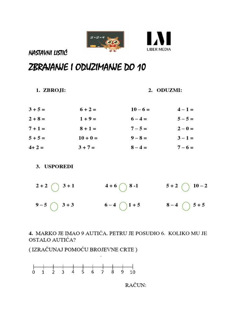 Nastavni Listic Printanje | PDF