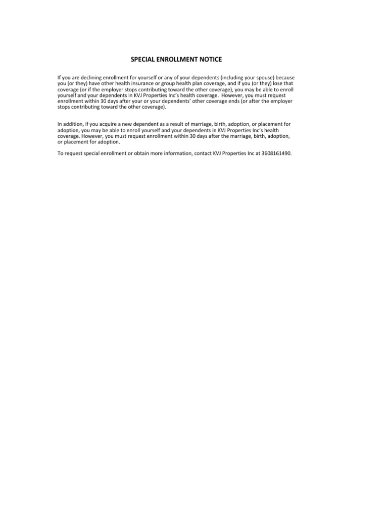 Open Enrollment Notice Packet - 02 - 01 - 2023 | PDF | Medicaid ...