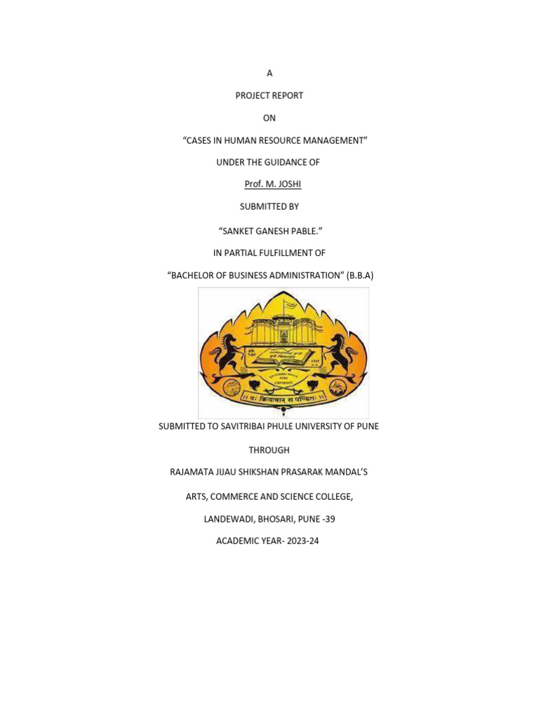 Project | PDF | Behavioural Sciences | Psychological Concepts