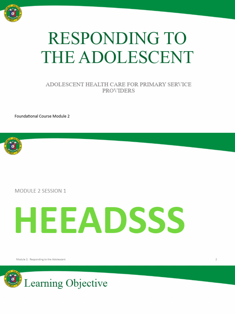 Module 2 Slides For Sharing | PDF | Adolescence | Substance Abuse