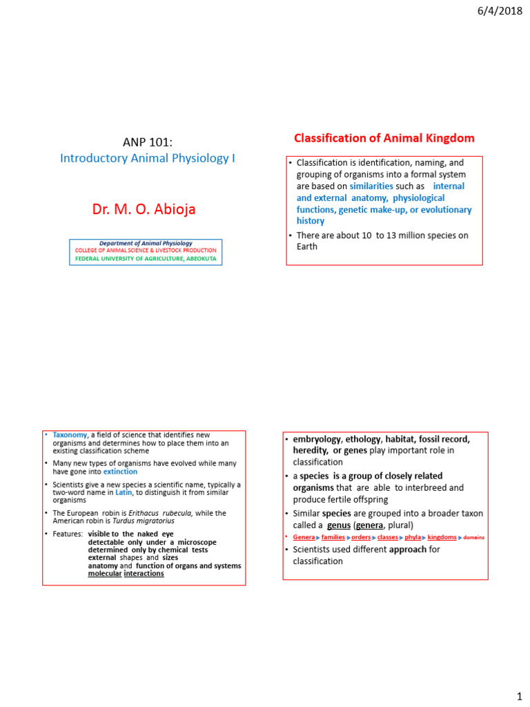 Animal Physiology: Kingdom Classification | PDF | Sponge | Protozoa