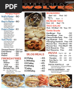 Cheezzy Pizza Online Menu Dec 22 | PDF | Hamburgers | Pizza