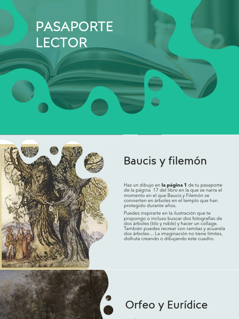 PASAPORTE LECTOR Actividades 1ESO 23-24 | PDF