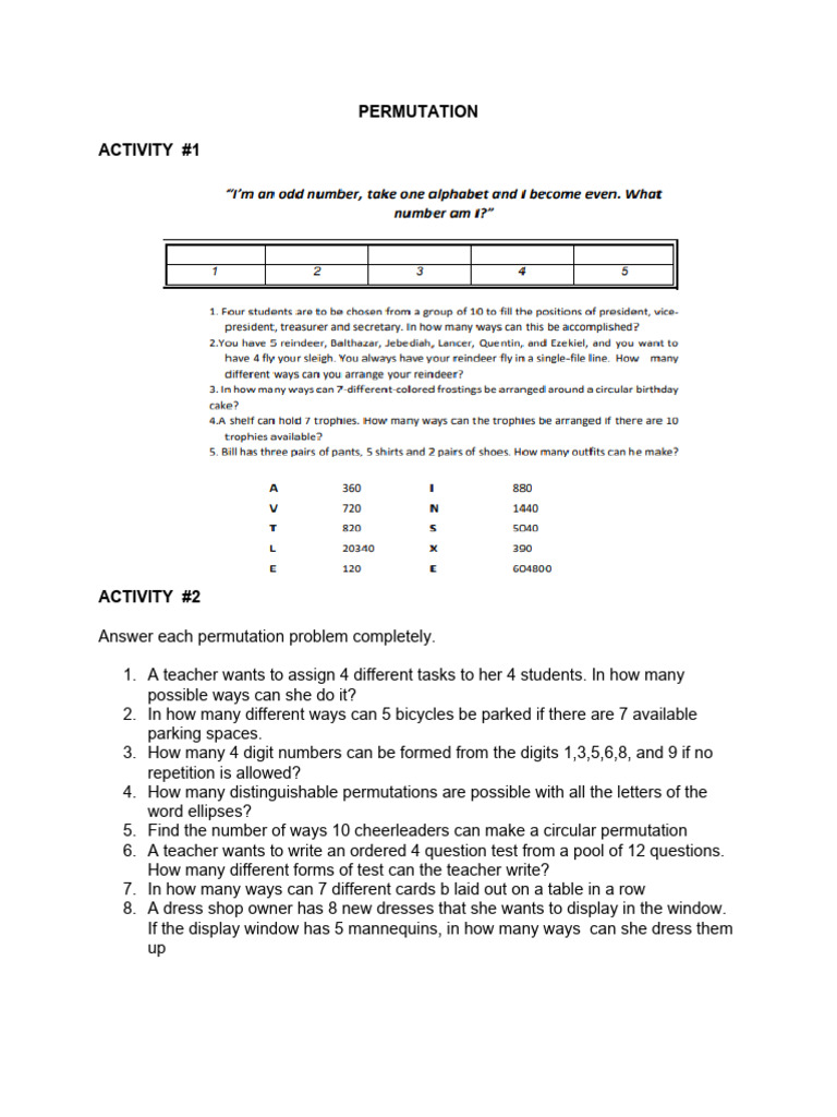 Activities For 3rd Quarter | PDF | Sampling (Statistics) | Experiment