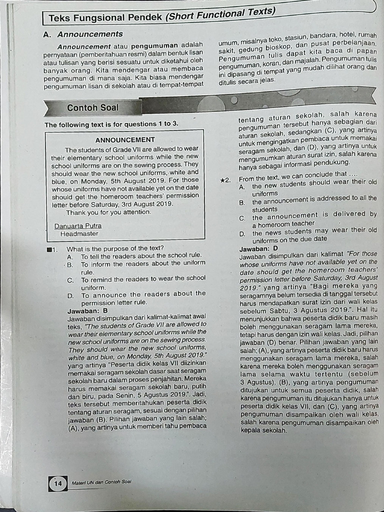 Short Functional Texts | PDF