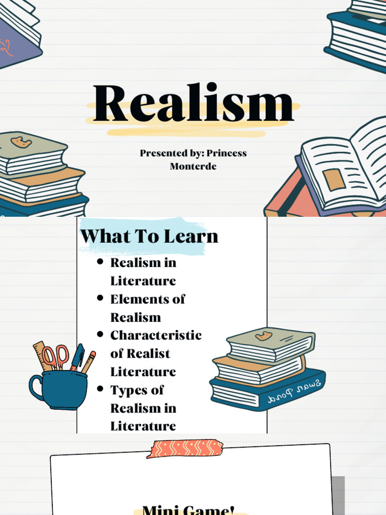 Realism PPT 051954 | PDF | Realism (Arts) | Crime And Punishment