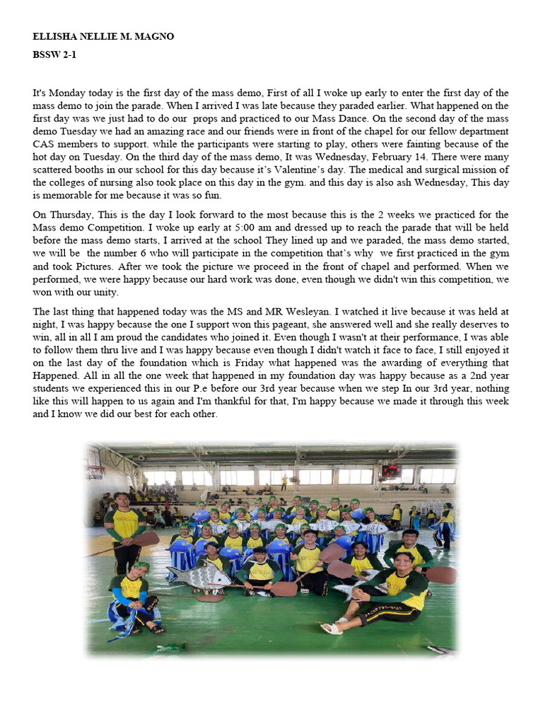 Ellisha Nellie M. Magno BSSW 2-1 Basic Comp App | PDF