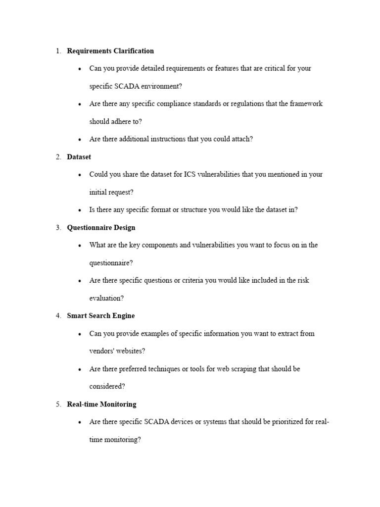 Requirements Clarification | PDF | Security | Computer Security