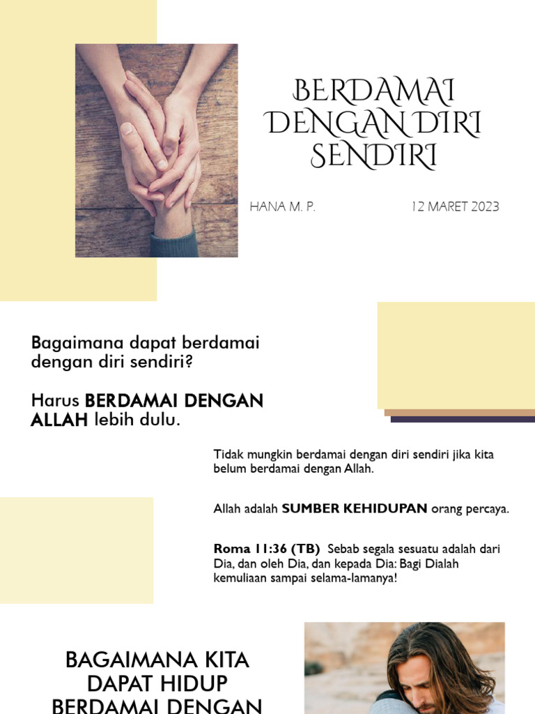 BERDAMAI DENGAN DIRI SENDIRI (Hana Muni) | PDF | Agama & Spiritualitas